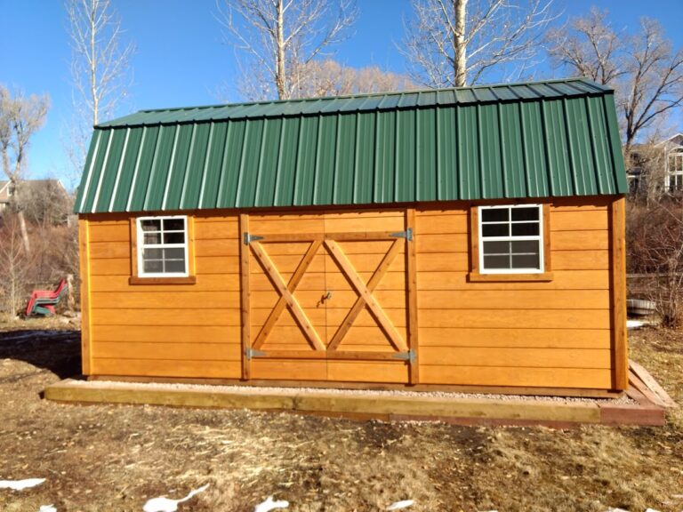 Split Loft Style Wood Storage Sheds - Shed City USA - Shed City USA