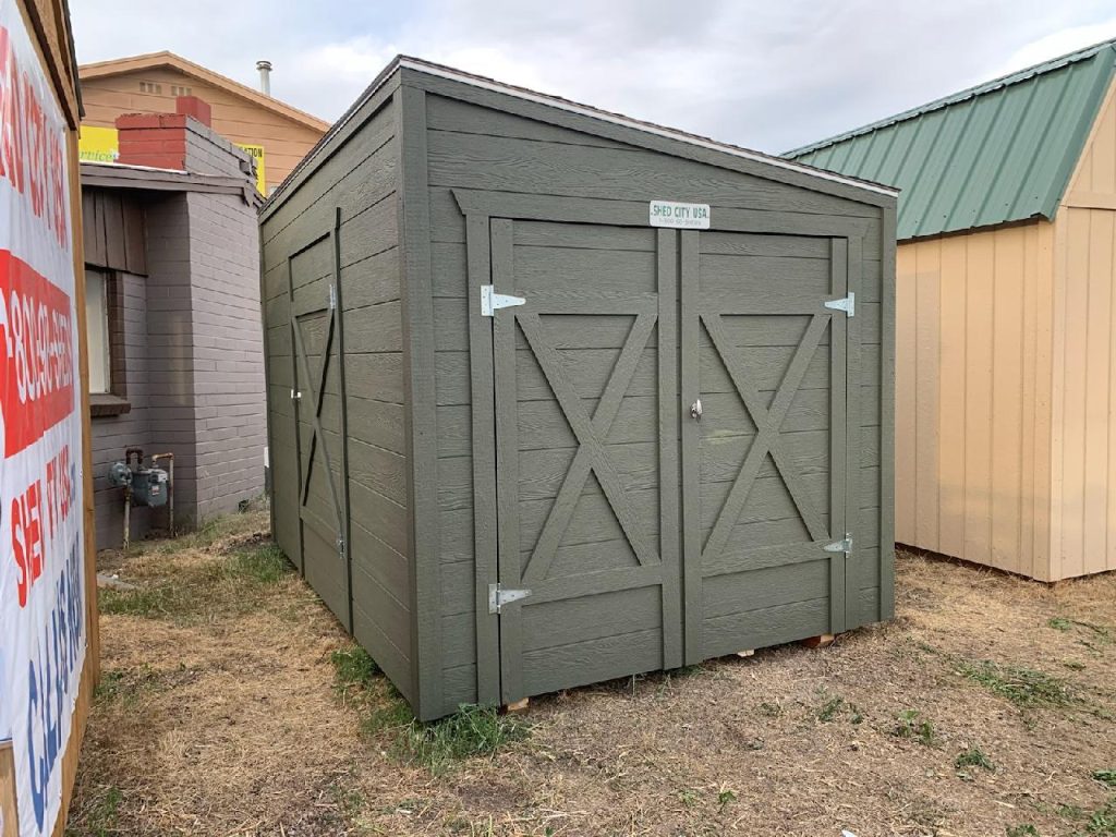 Lean-To Style Wood Storage Sheds - Shed City USA